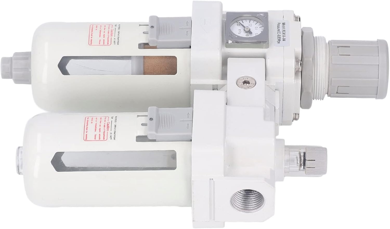 Air Pressure Filter, G1/2in Air Pressure Regulator Aluminum Alloy Shell ...