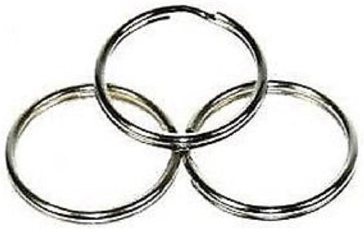 5 x 58 mm, Silver Brass Ring, Key Ring, Finding, Heavy Duty Large ...