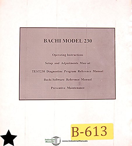 Bachi Model 230, Coil Winding Machine, Programmming Setup and ...