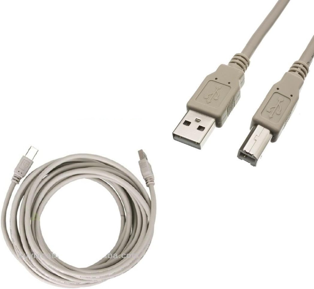 Amazon.com: CableVantage 25FT USB 2.0 Printer Scanner Cable, Male to ...