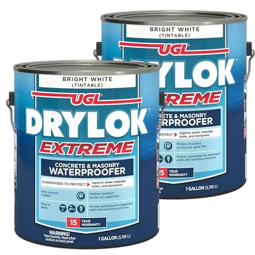 (2 Pack) - Dry lok Extreme Concrete & Masonry Waterproofer - Bright ...