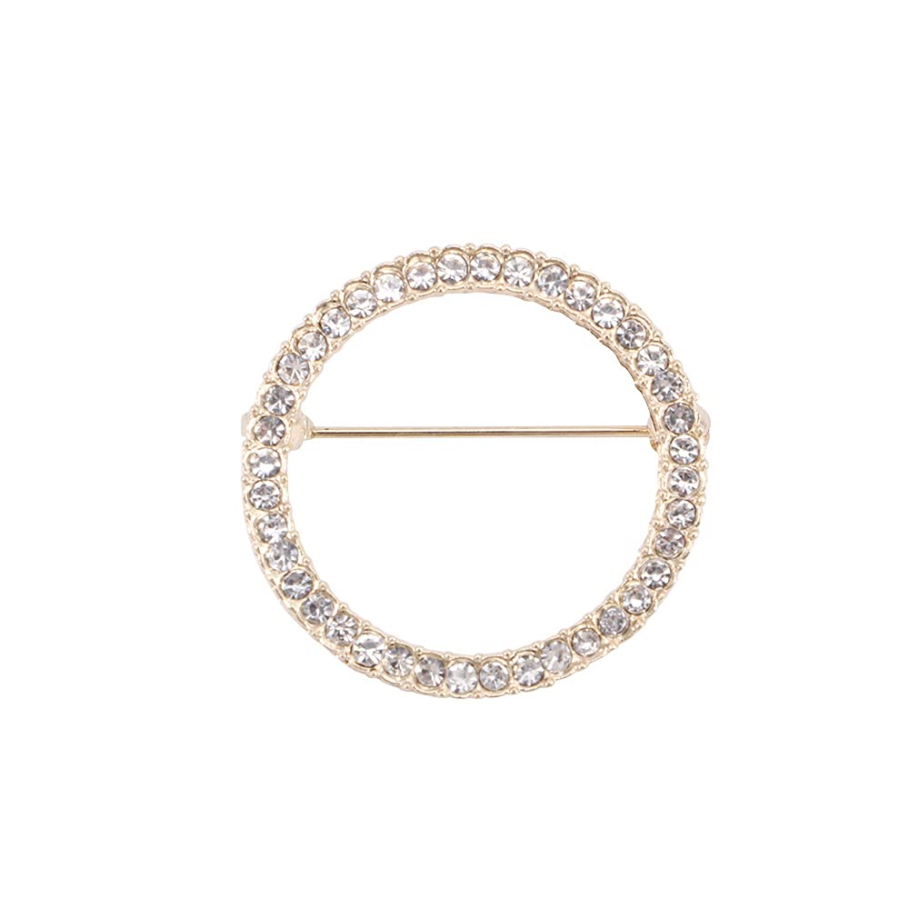 Amazon.com: Round Shaped Rhinestone Ribbon Buckle Slider, Chair Sash ...