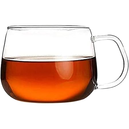 Buy PrimeWorld Glass Coffee Cappuccino Tea Multipurpose Mug with Handle ...