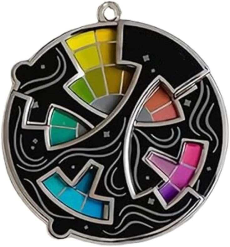 Amazon.com: Colorful Small Flywheel Pins - Rotating Enamel Brooches for ...