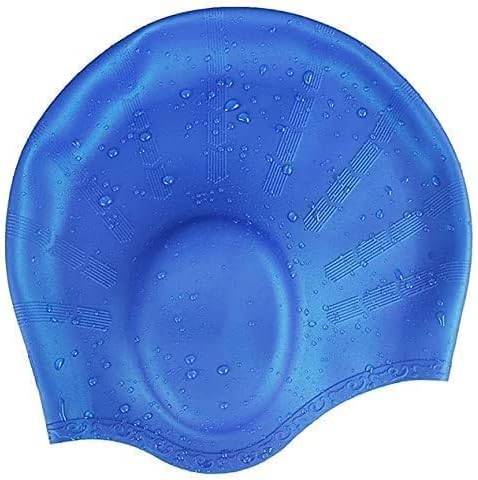 Buy Cable World® Latest Designed Long Hair Silicone Swim Cap, Keeps ...