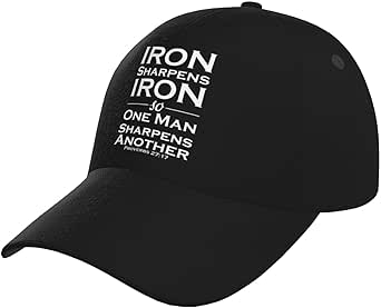 Iron Sharpens Iron Baseball Cap Men Women - Adjustable Classic Plain ...
