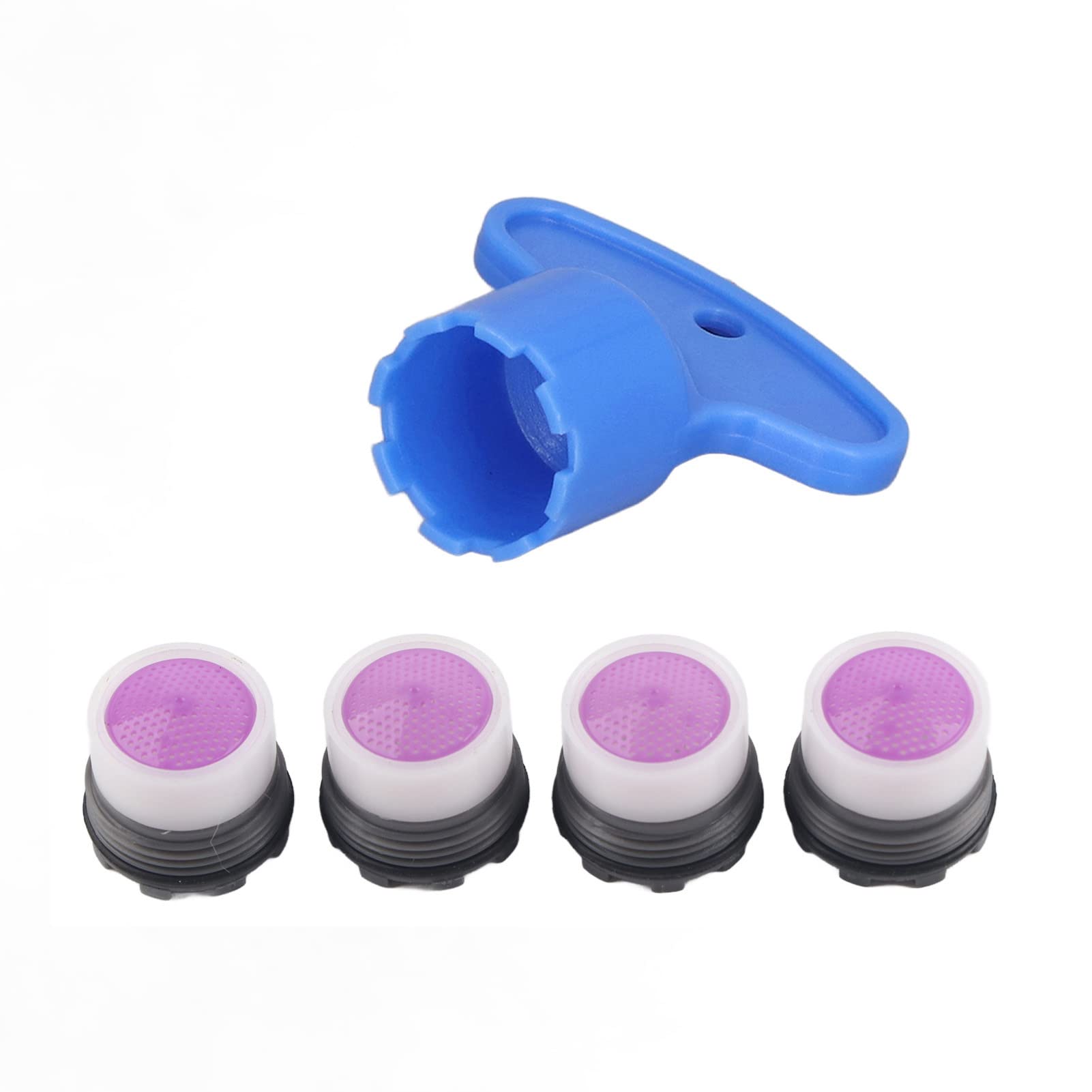Faucet Aerator, 4 Pieces M16.5mm Replacement Faucet Aerator 1.2 GPM ...