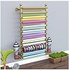 Amazon.com: FWTXZTER 12-Layer Wrapping Paper Rack, Wall Mount Ribbon ...