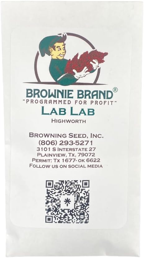 Amazon.com : Brownie Brand Lab Lab (100 Seed) : Patio, Lawn & Garden