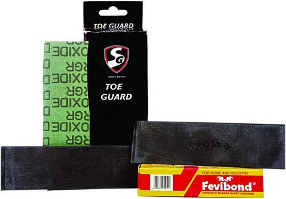 Buy SG Toe Guard kit for Cricket Bats (Black) Online at Low Prices in ...