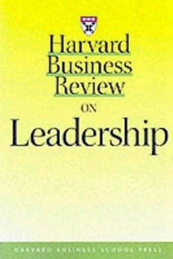 Harvard Business Review on Leadership (Harvard Business Review ...