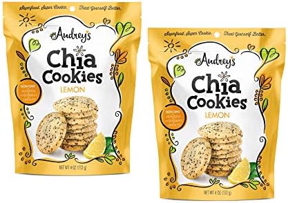 Amazon.com: Audrey's Chia Cookies - (Lemon, 2 Pack) - Natural ...