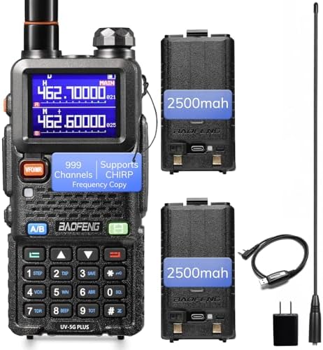 Amazon.com: BAOFENG GMRS Handheld Radio Long Range Rechargeable 999 ...