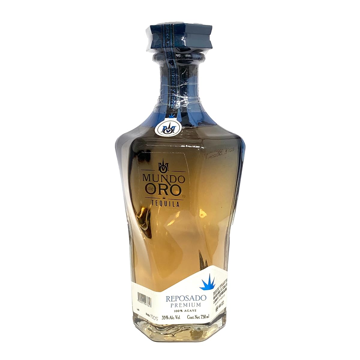 Tequila Artesanal Mundo de Oro Reposado 750 ml : Amazon.com.mx ...