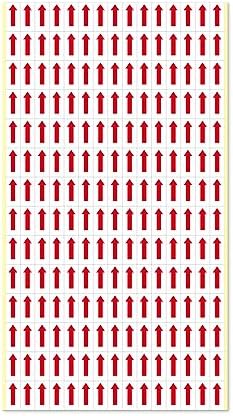 YIKIADA Red Arrow Stickers Self-Adhesive 20 × 10 mm Product Defect ...