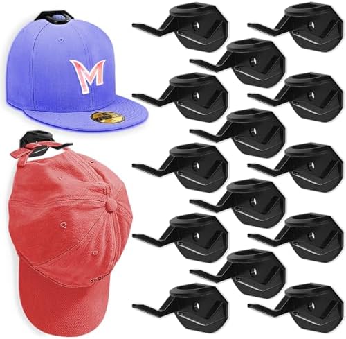 Amazon.com: PAVSTINE Acrylic Hat Hook for Wall, 2 Pack Hat Organizer ...