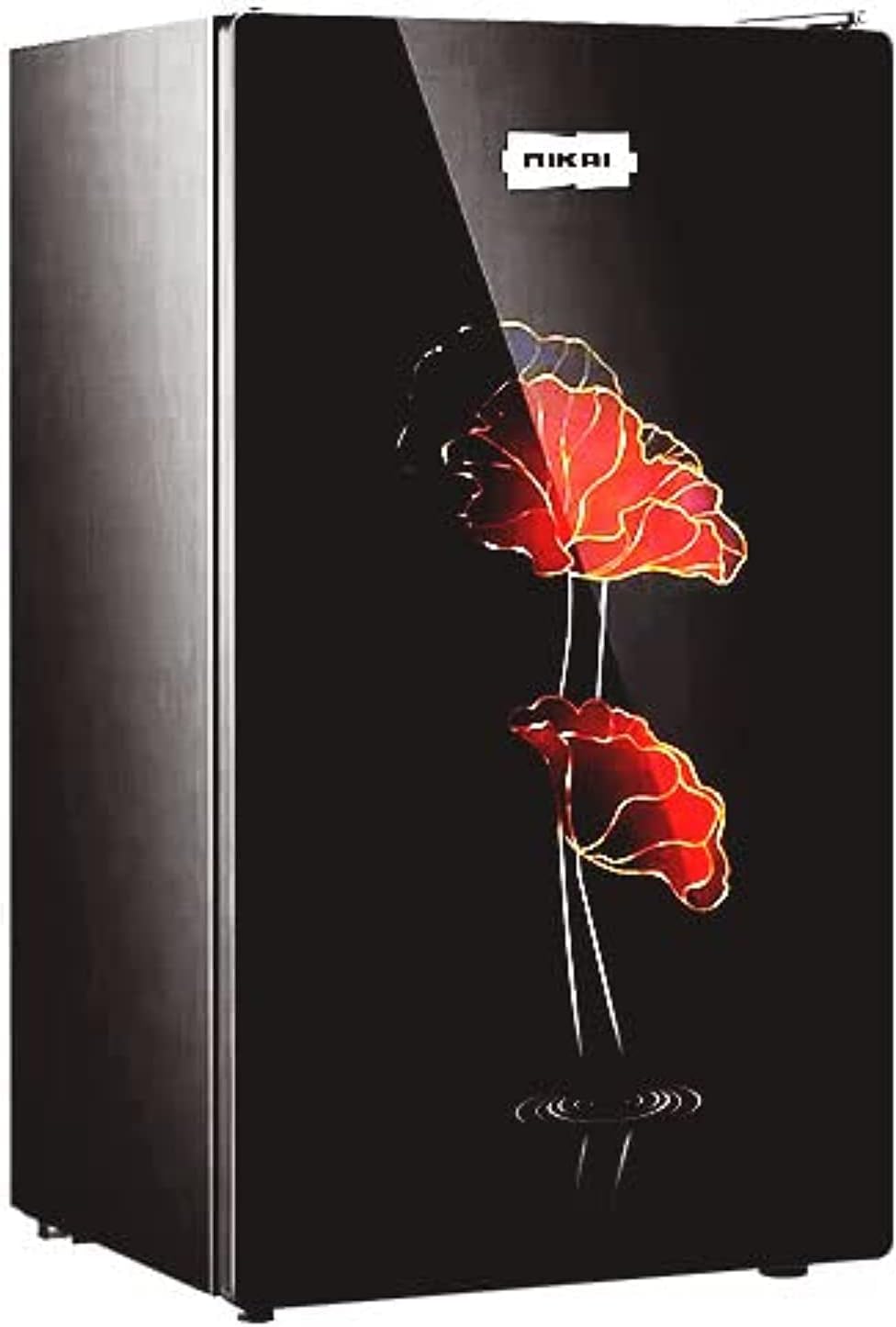 Nikai 140L Single Door Refrigerator with Glass Finish, 2L Bottle Holder ...