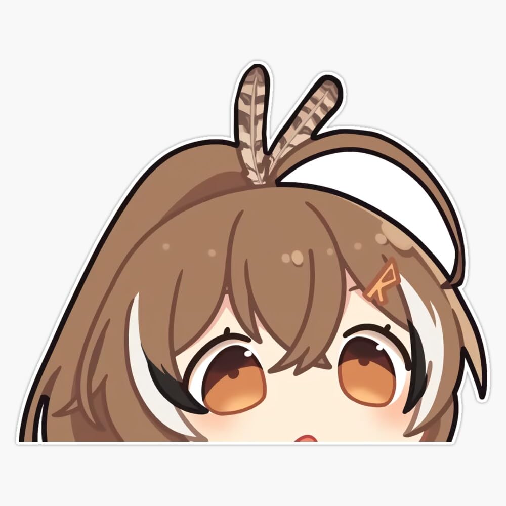 Amazon.com - Nanashi Mumei Processing Loading Peeker - Hololive #Holocouncil Sticker Bumper ...