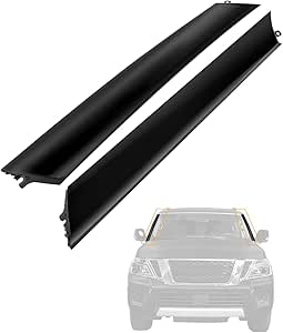 Amazon.com: Windshield A-Pillar Trim Molding Set, Front Driver ...