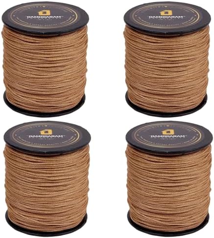 DAMODARAM 2mm Nylon Macrame Thread for Art Craft & DIY Projects (Each ...
