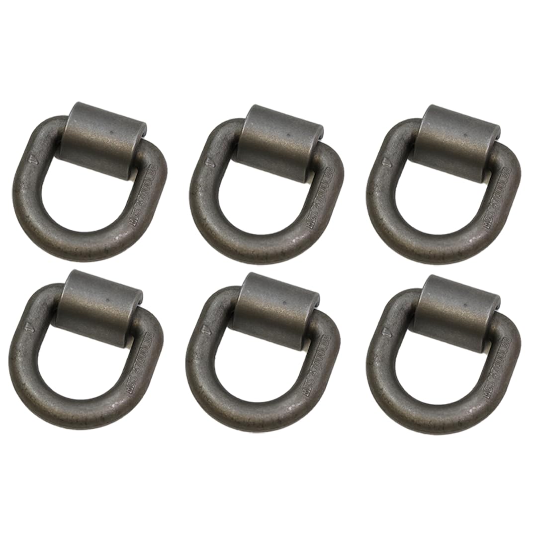 Snapklik.com : Boxer 1” Weld-On Heavy Duty Forged D Rings 5” X 5” - 47 ...