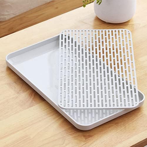 Dish Drainer With Drip Tray, Kitchen Drying Rack, Draining Board for ...