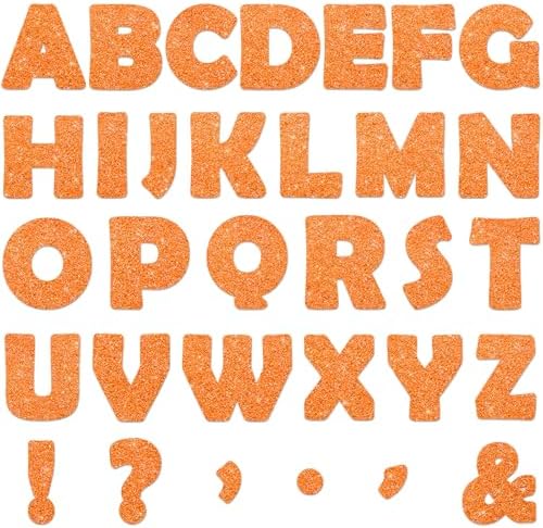 Amazon.com: Qyeahkj 150 PCS Large 6" Font Letters and Punctuation Set ...