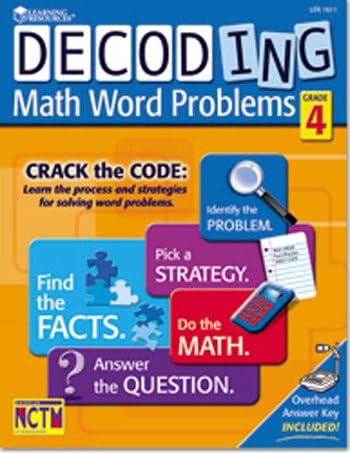 Amazon.com: Decoding Math Word Problems Grade 4 : Toys & Games