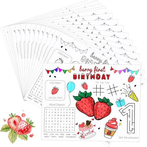 Berry First Birthday Party Recipes, Decor, Invitations, and More