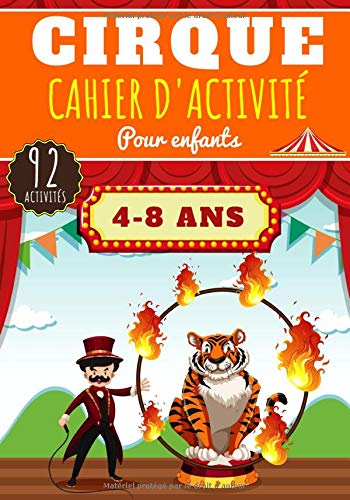 Cahier D Activite Cirque Pour Enfants 4 8 Ans Livre | Desertcart ...
