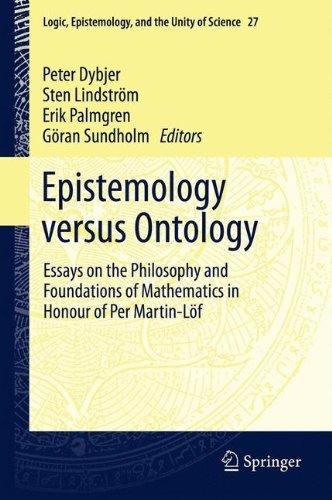 Epistemology Versus Ontology: Essays on the Philosophy and Foundations ...