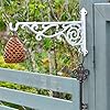 Amazon.com: Sungmor Cast Iron Hanging Plant Bracket, 16.5" Large ...