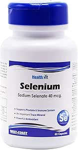Amazon.com: SPK's Healthvit Selenium 40mcg - Important Trace Mineral ...