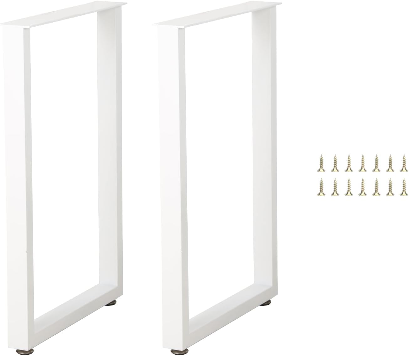 iWEDN 28 Inch Table Legs, Heavy Duty Metal Legs for Table, Dining Table ...