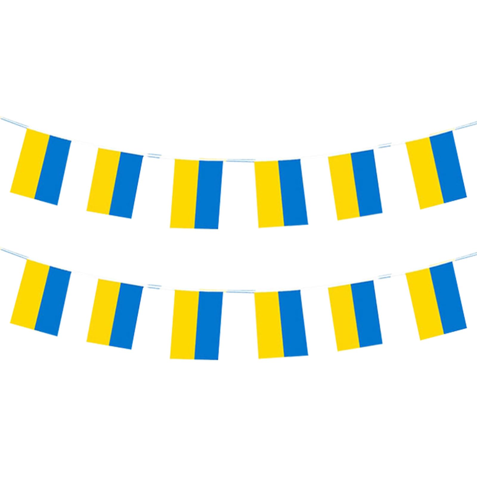 Amazon.com: Ukraine Flags Ukrainian Small String Flag Banner Mini ...