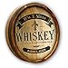 Amazon.com: Personalized Quarter Barrel Sign (Whiskey Label) : Home ...