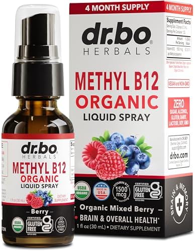 Amazon.com: Vitamin B12 Liquid Spray Drops - Organic Liquid B12 ...