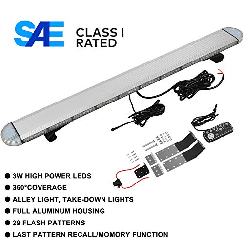 Snapklik.com : 48 3 Watt LED Low Profile Roof Mount Emergency Warning ...
