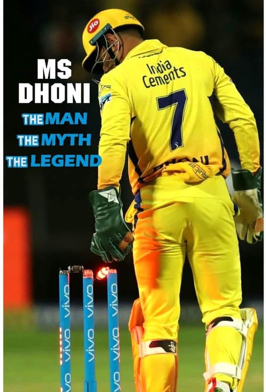 POSTER WALLAH MS Dhoni Poster for Home Office and Student Room Wall ...