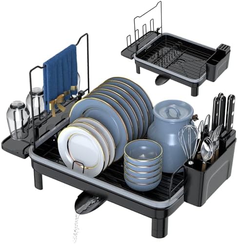 Amazon.com - Junyuhomeline Dish Drying Rack,Dish Rack for Kitchen ...