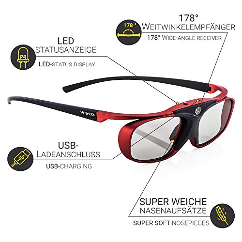 The 30 Best Active 3D Glasses of 2024 [Verified] - Cherry Picks
