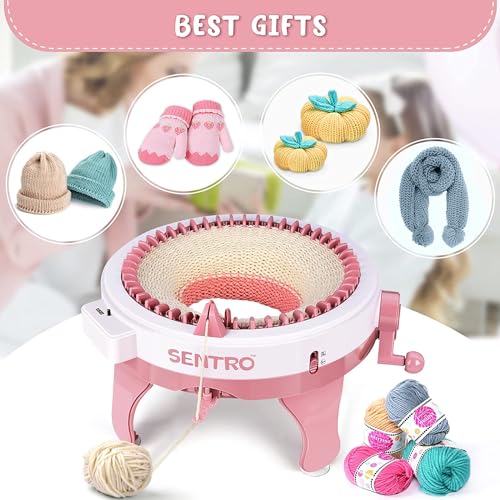 Snapklik.com : SENTRO Knitting Machine, 48 Needles Smart Weaving Loom ...