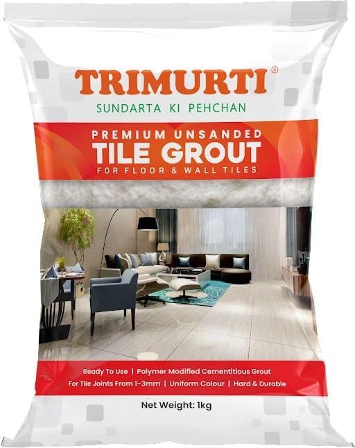 Trimurti Premium Tile Grout Hard & Durable Ready to Use Grout for Wall ...