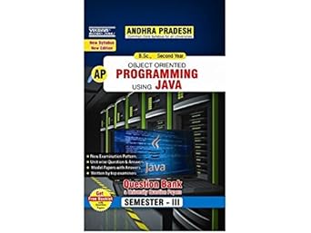 Buy AP-Sem-III - II B.Sc-Object-Oriented-Programming using JAVA-2017 ...