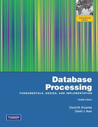 Database Processing: International Edition: Amazon.co.uk: Kroenke ...