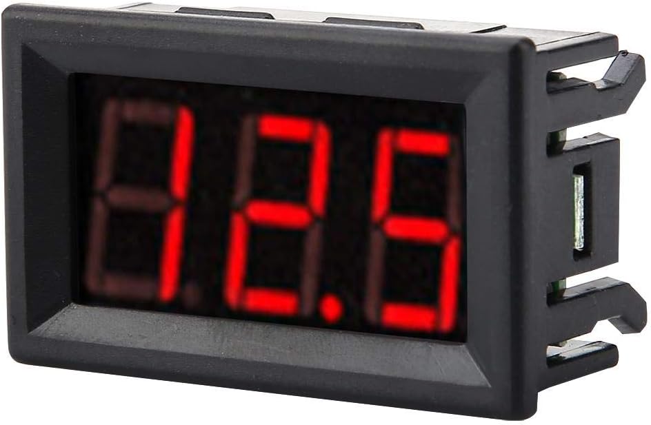 Voltímetro Digital 0.56 pulgadas 3 Cables Voltímetro Digital LED Panel ...