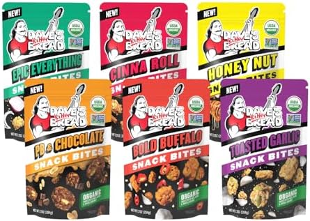 Amazon.com: Dave's Killer Bread Organic Snack Bites Variety Pack, 1 ...
