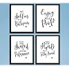 Bathroom Quotes and Sayings Art Prints | Set of Four Photos 8x10 ...