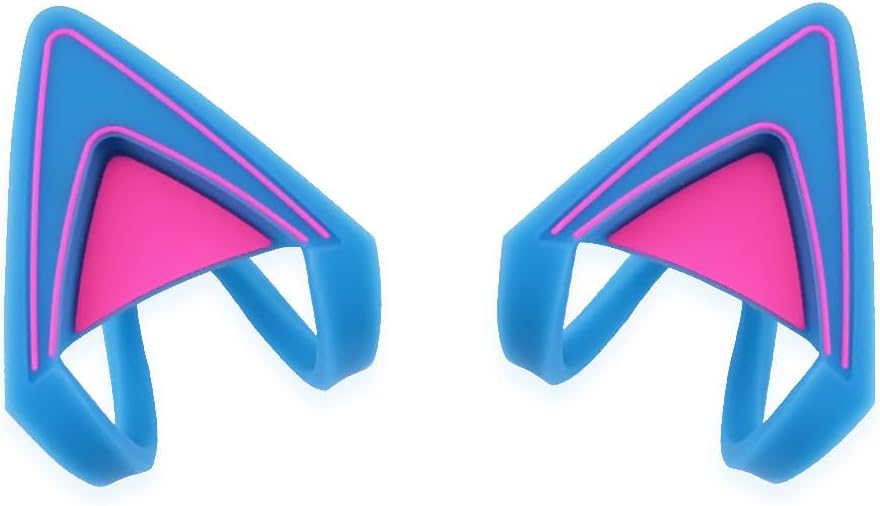 Amazon.com: Glow in Dark Silicone Cat Kitty Ears Lovely Fluorescent Cat ...