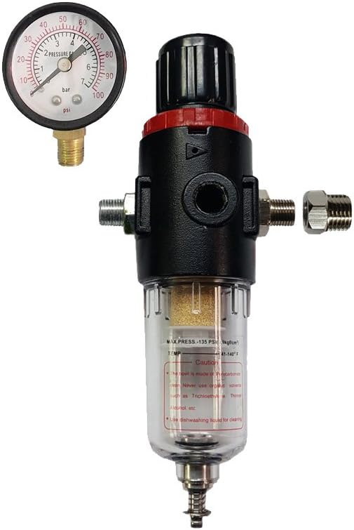 Amazon.com: Badger Air-Brush Co. 50-054 Air Regulator, Filter and Gauge ...